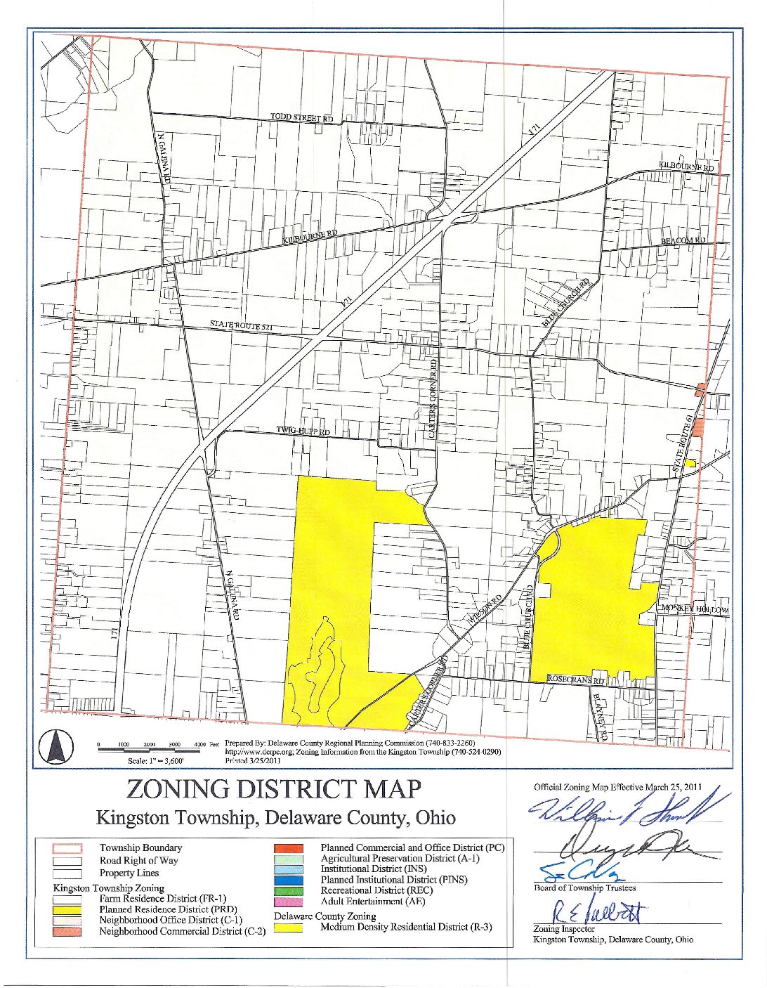 Kingston Zoning Map
